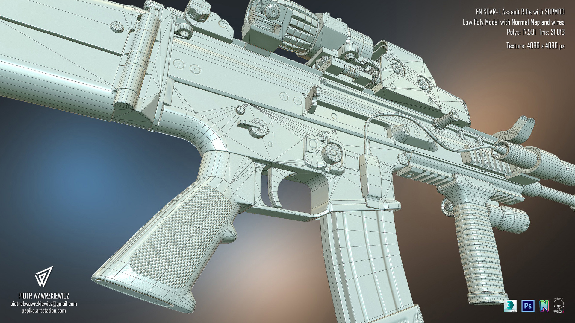 Piotr Wawrzkiewicz - FN SCAR-L Assault Rifle with SOPMOD (2014)