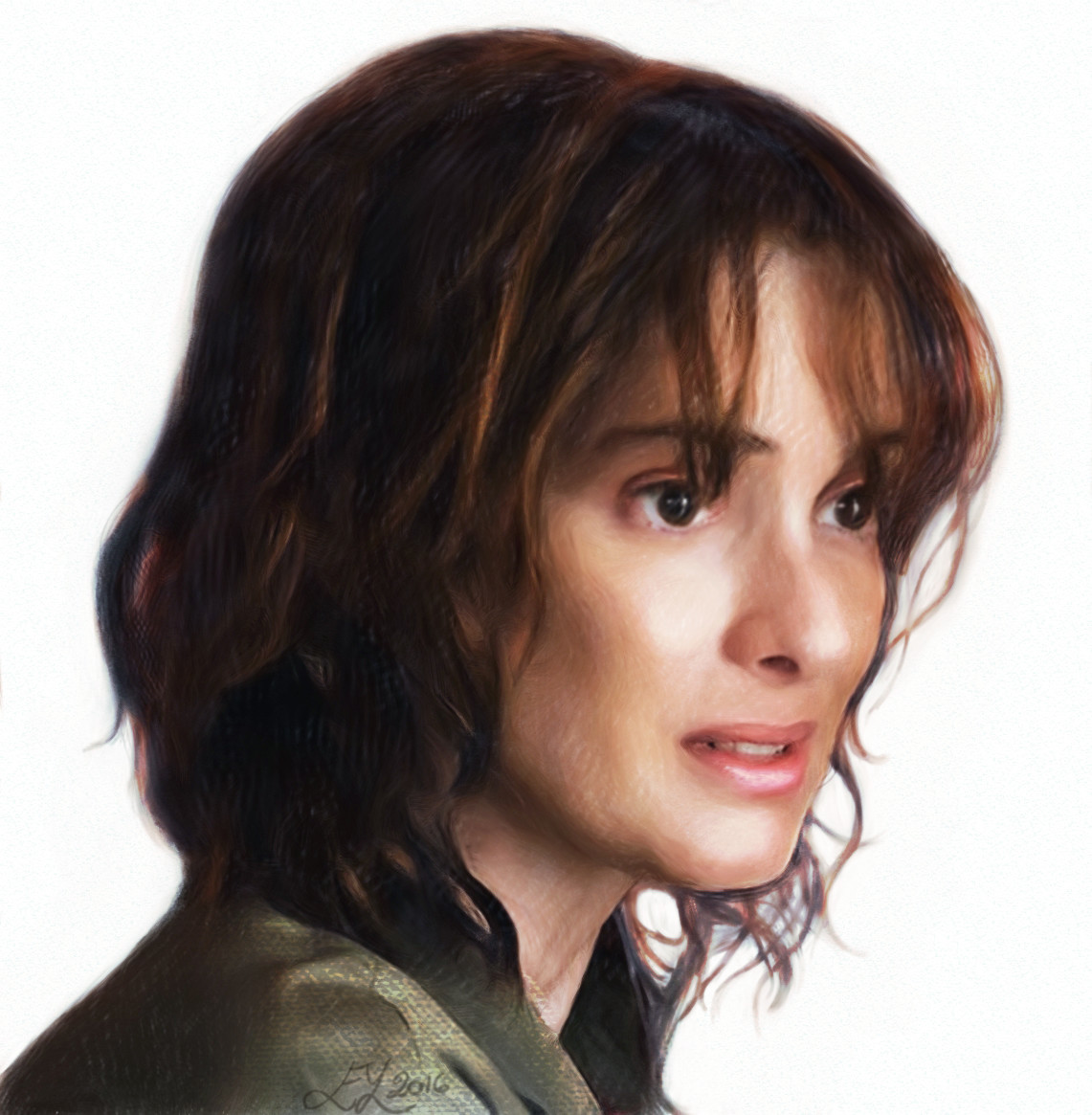 how to draw joyce from stranger things