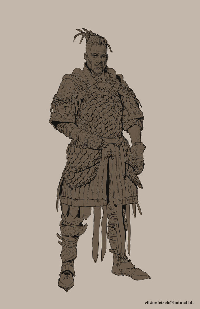 ArtStation - Dragon Knight Sketch