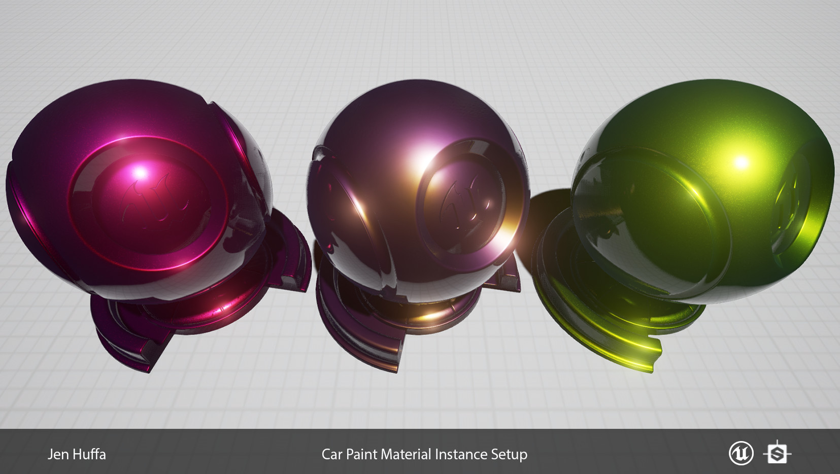 Jen Huffa - Car Paint Material Instance Setup
