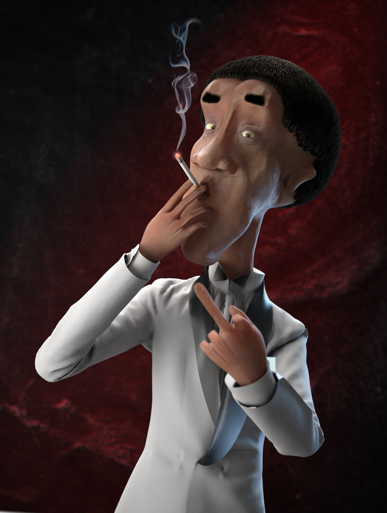 ArtStation - The Smoker