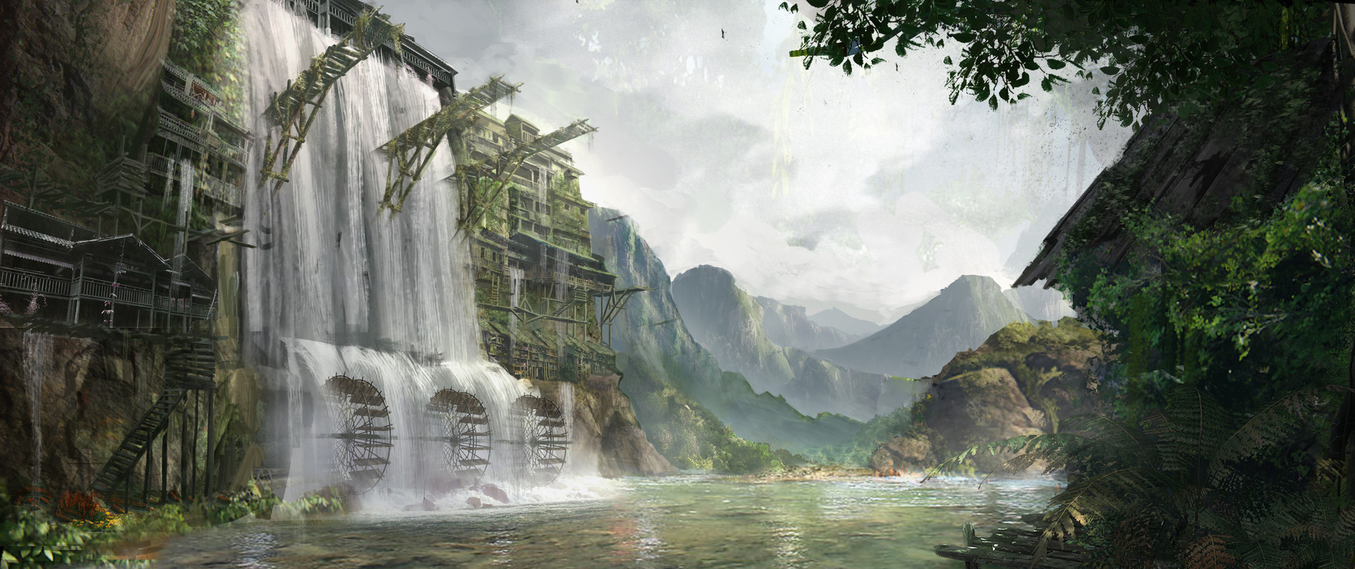 ArtStation - on the precipice of city