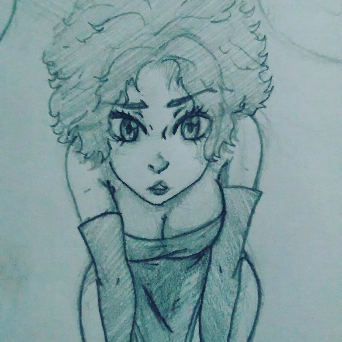 ArtStation - curly hair