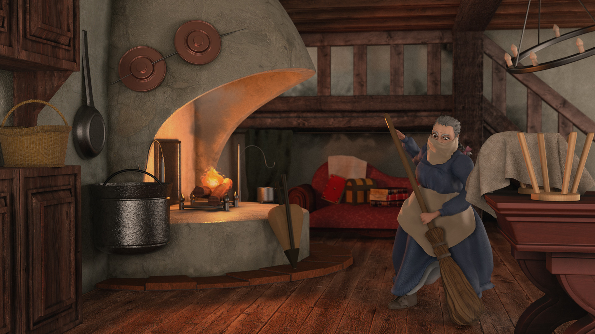 ArtStation - Inside Howls Castle