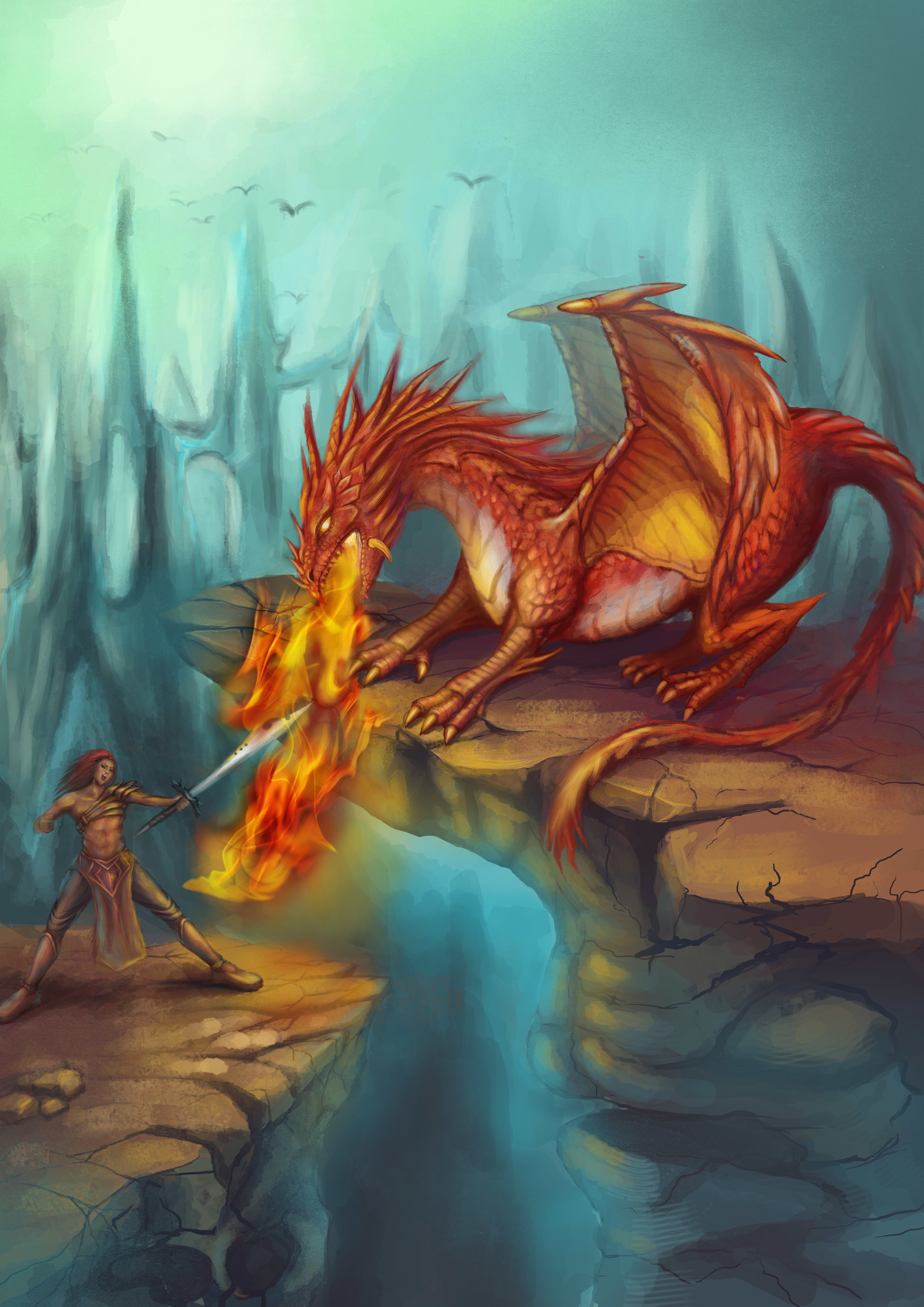 ArtStation - Fire Dragon