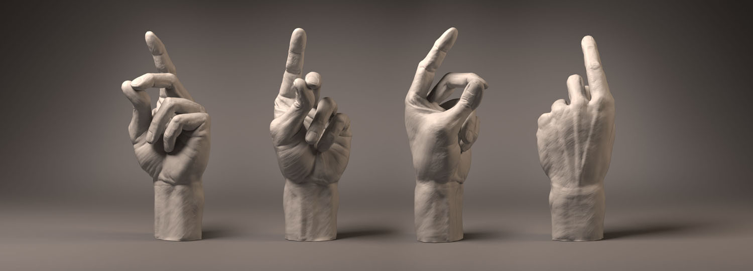 ArtStation - Hand study