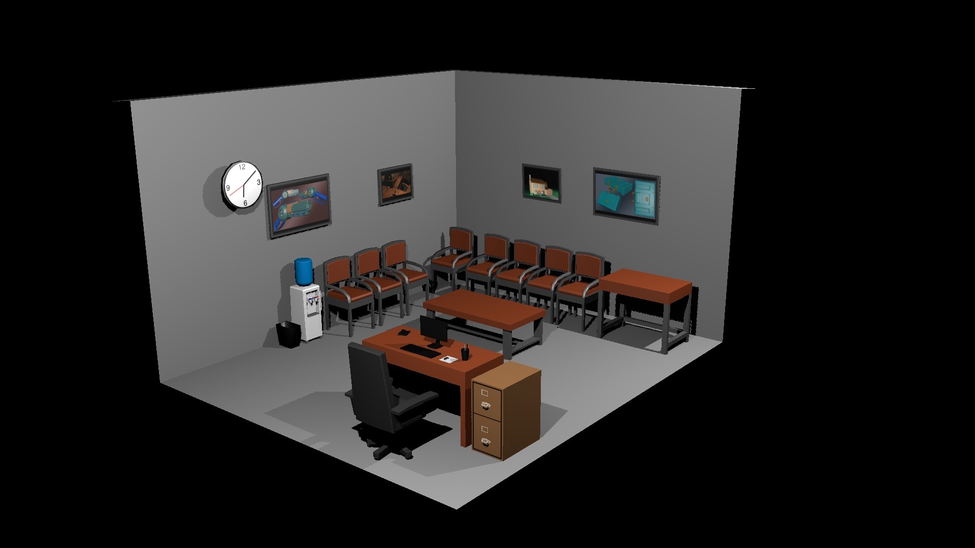 Jon Layola - Waiting Room 3D Model