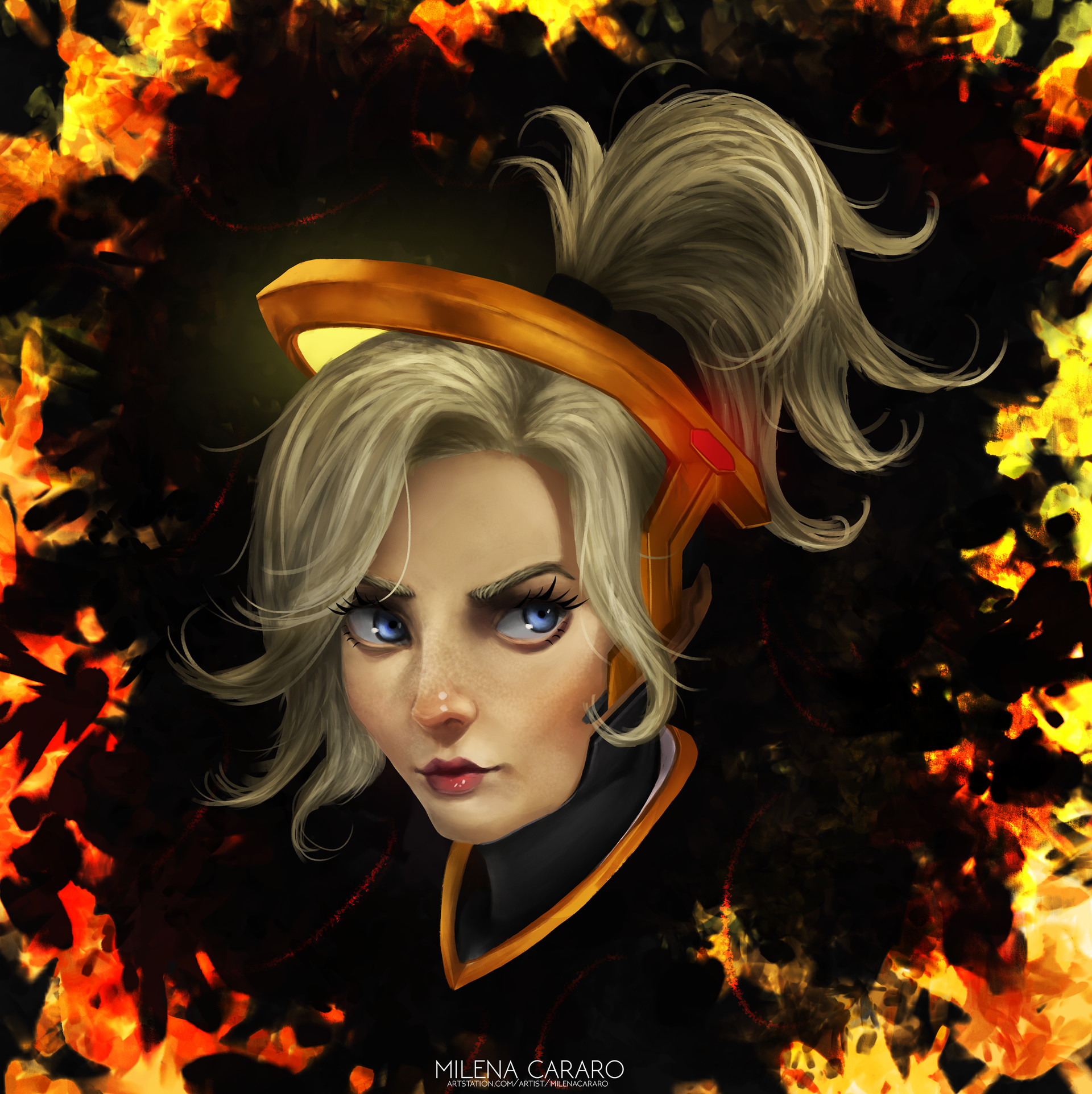 ArtStation - Mercy Portrait