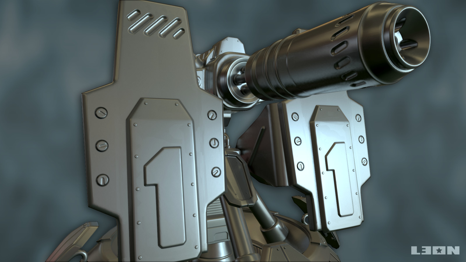 Leon Harmon - Starcraft Turret Fan Art