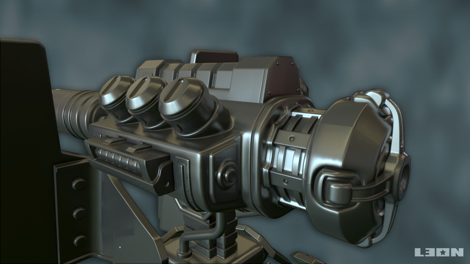 Leon Harmon - Starcraft Turret Fan Art