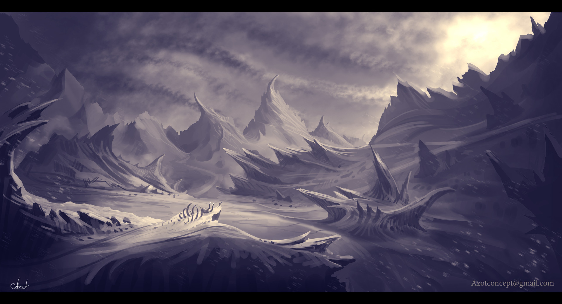 ArtStation - Magnetic Anomaly sketch