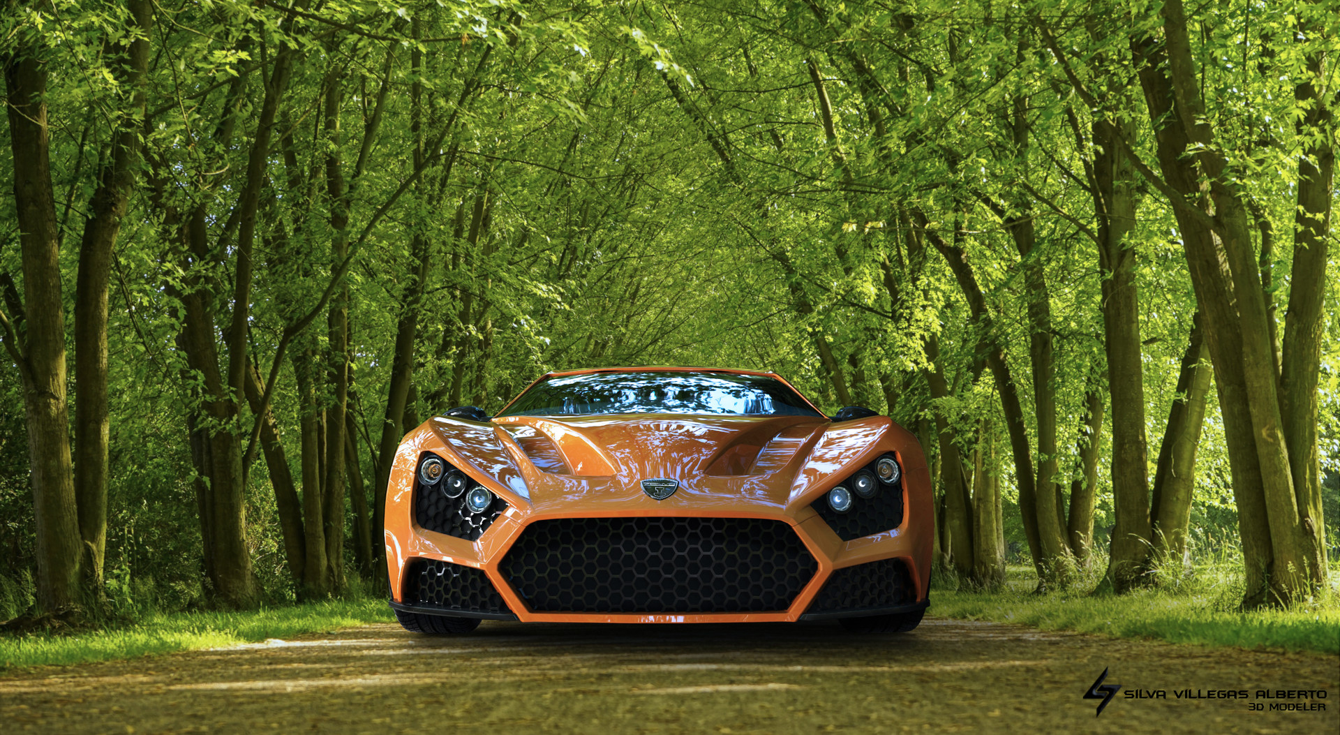 Zenvo St1 Orange Wallpaper