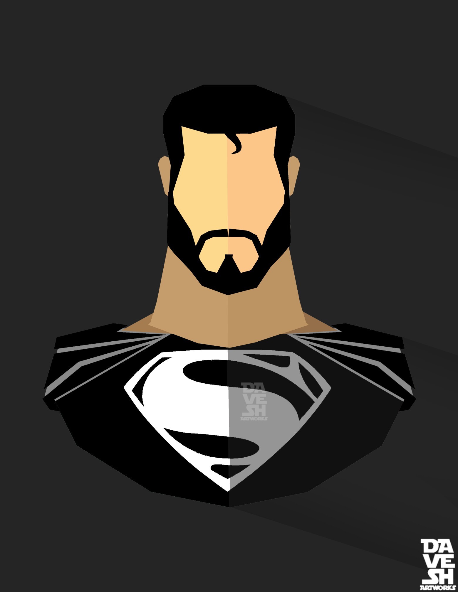 Davesh ArtWorks - Minimal Front Face Art-Project