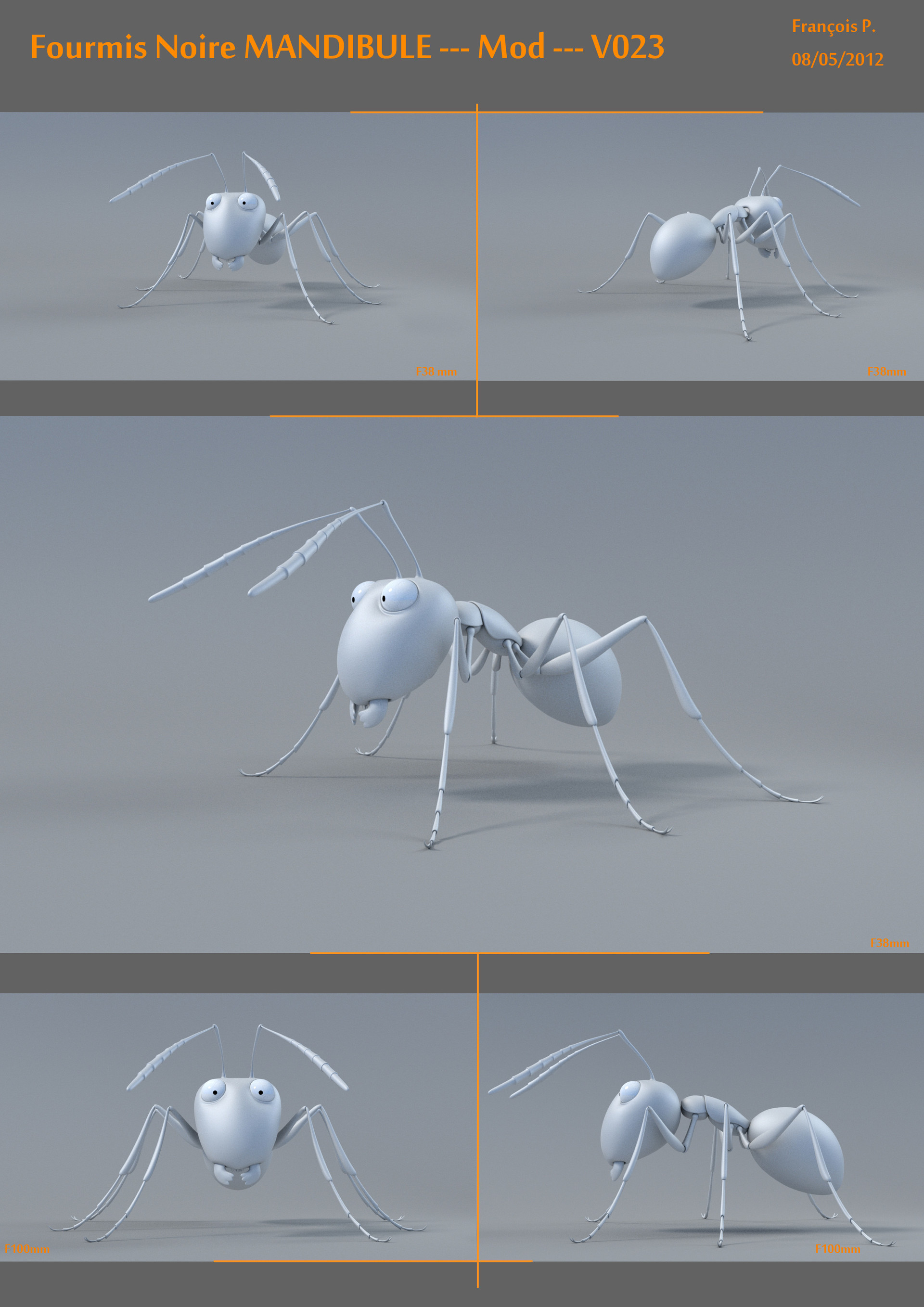 François Pommiez - Character Modeling on "Minuscule" Film