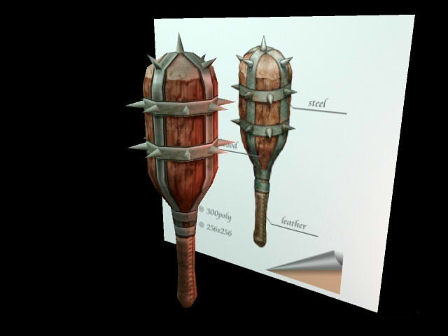 ArtStation - Weapon Modeling (Low Poly)
