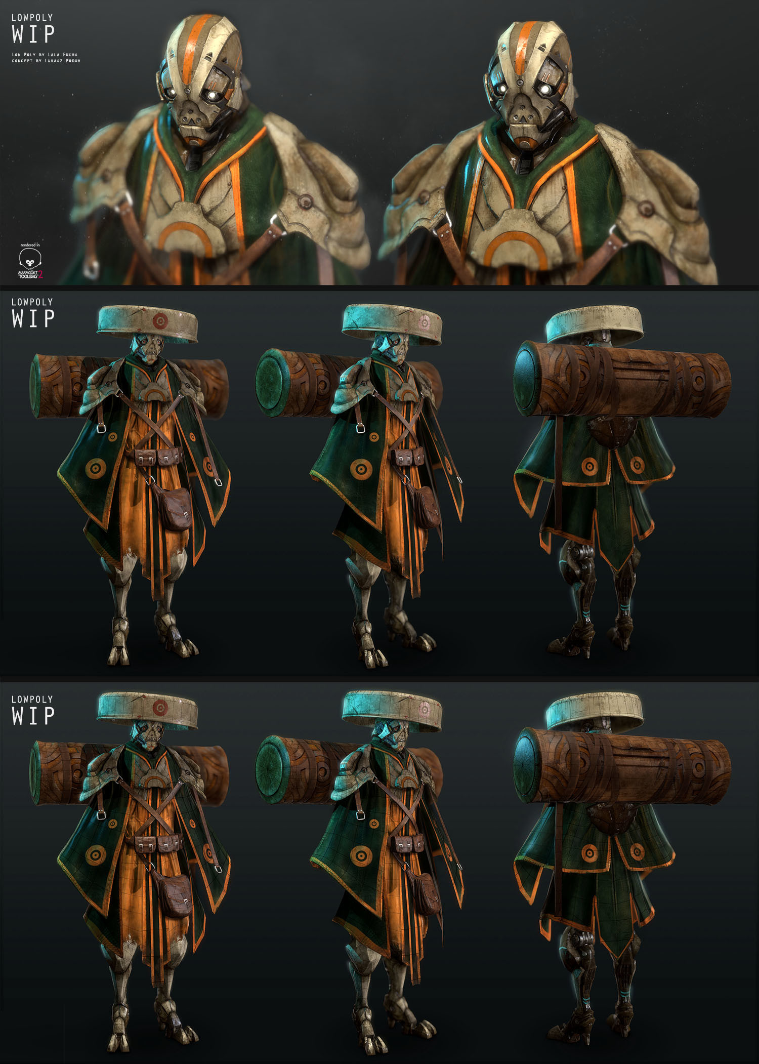 Lala Fuchs - Game Character Practice