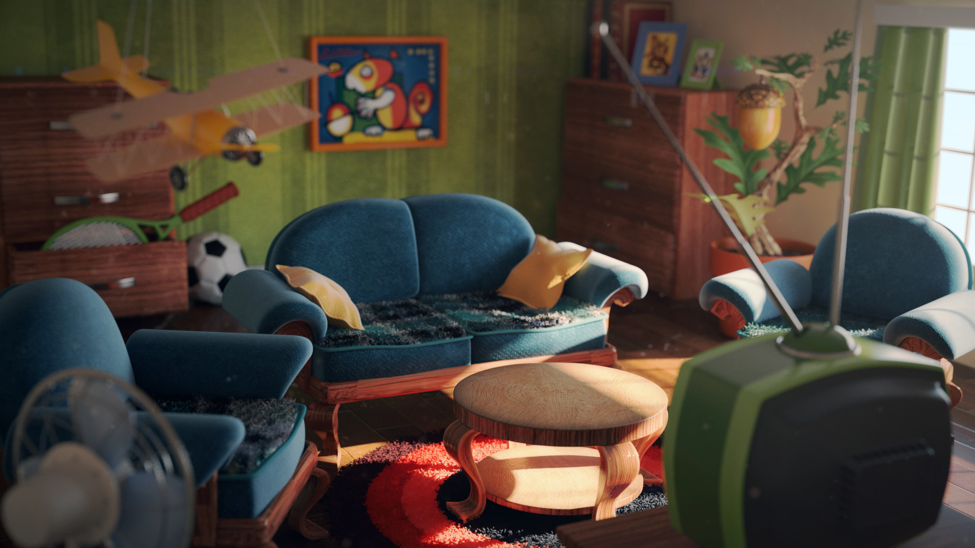 ArtStation - Cartoony_Room