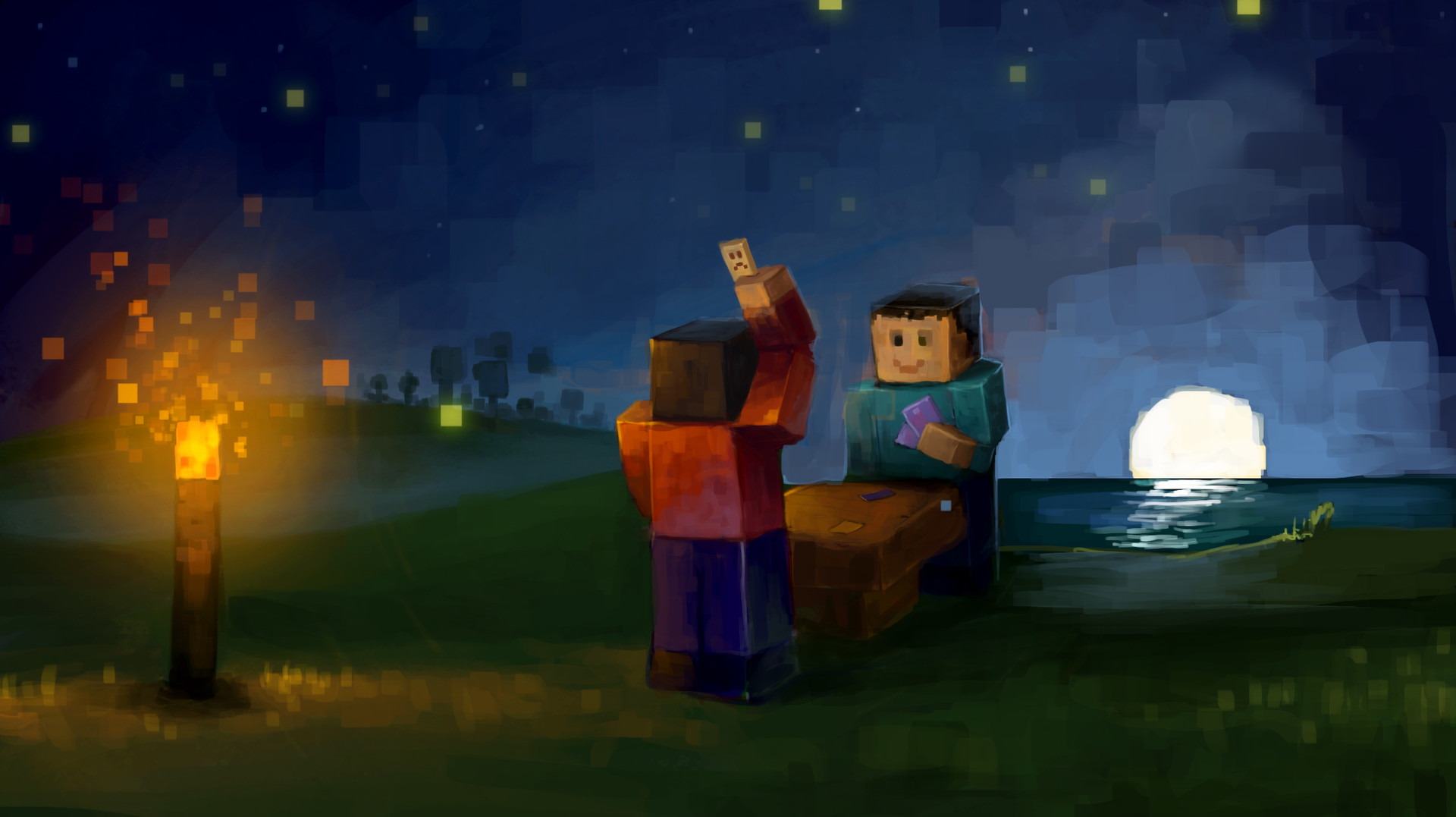 ArtStation - Minecraft dreaming