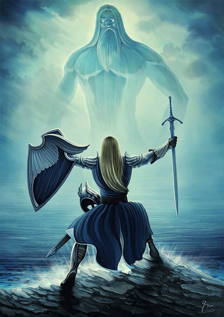 "Tuor Meets Ulmo" by Grzegorz Wlazlo : r/lotr