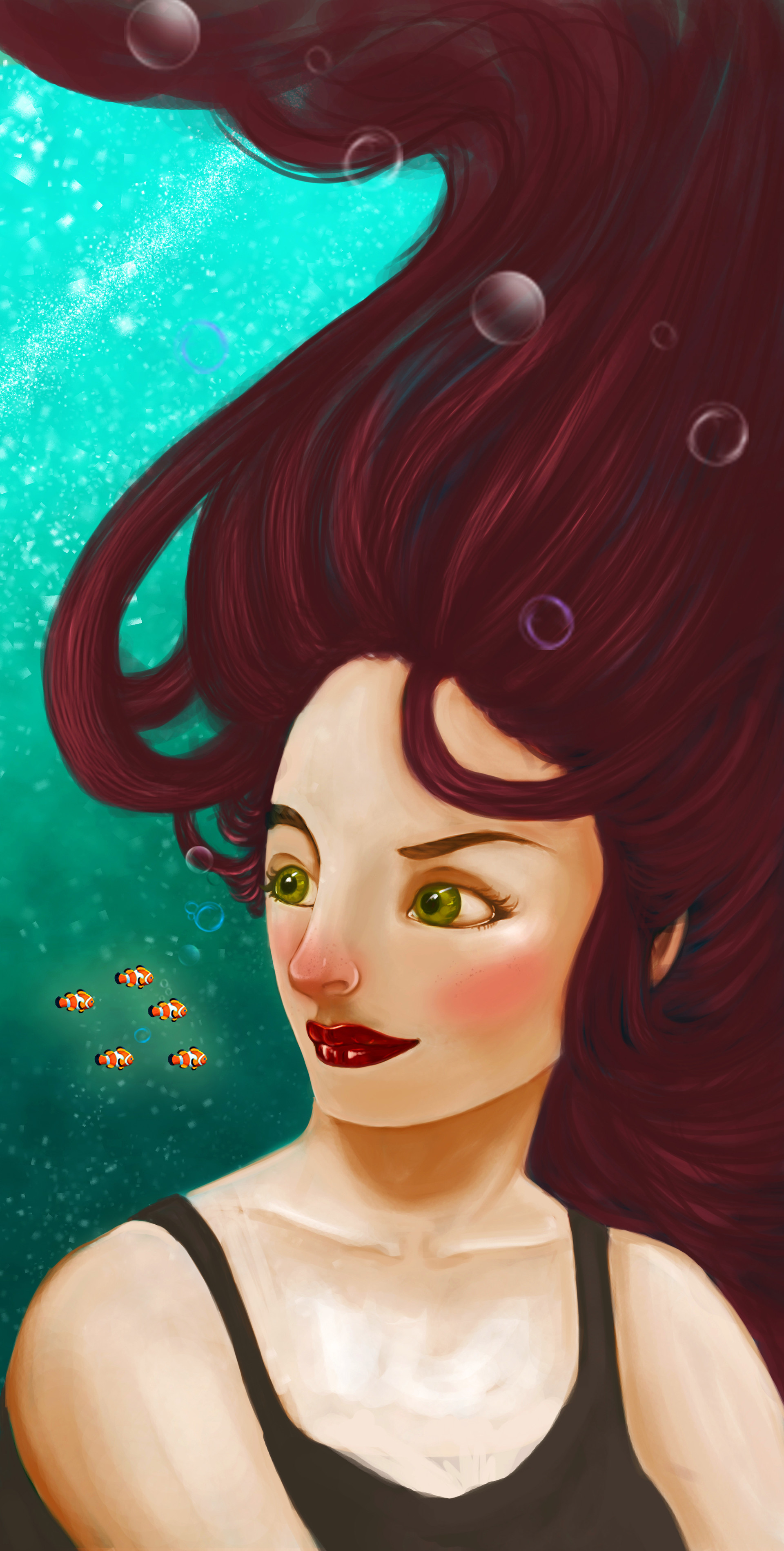 ArtStation - water girl