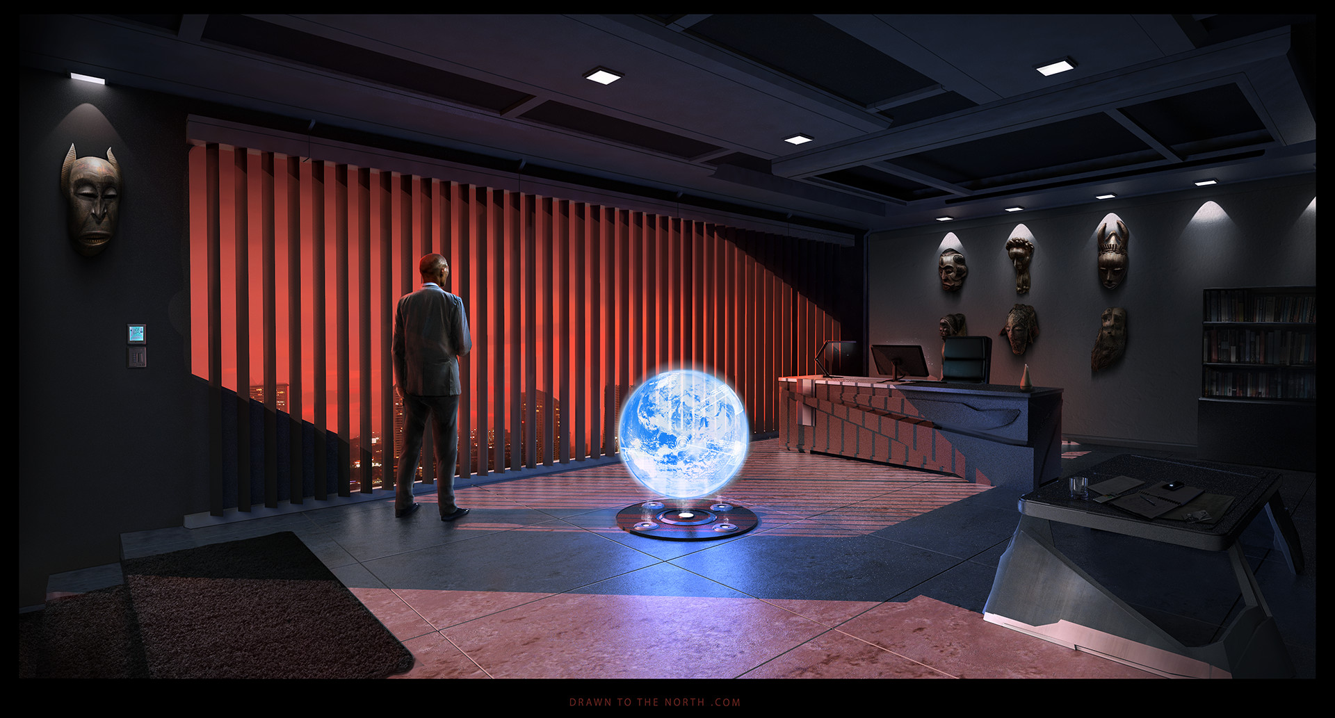 ArtStation - Hexagon - Ceo Office