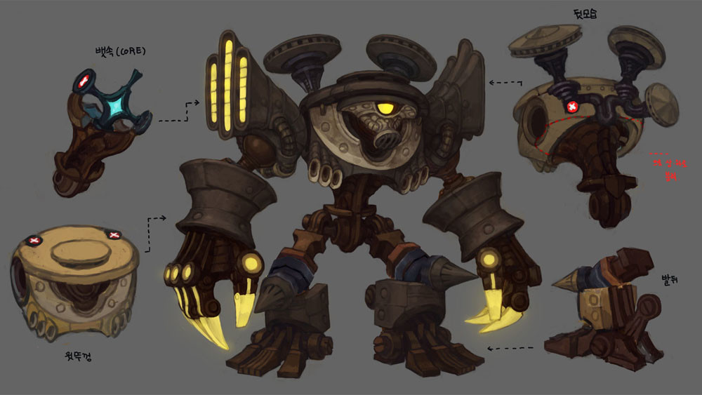 ArtStation - *DRAGON NEST* MECHANIC MONSTERS