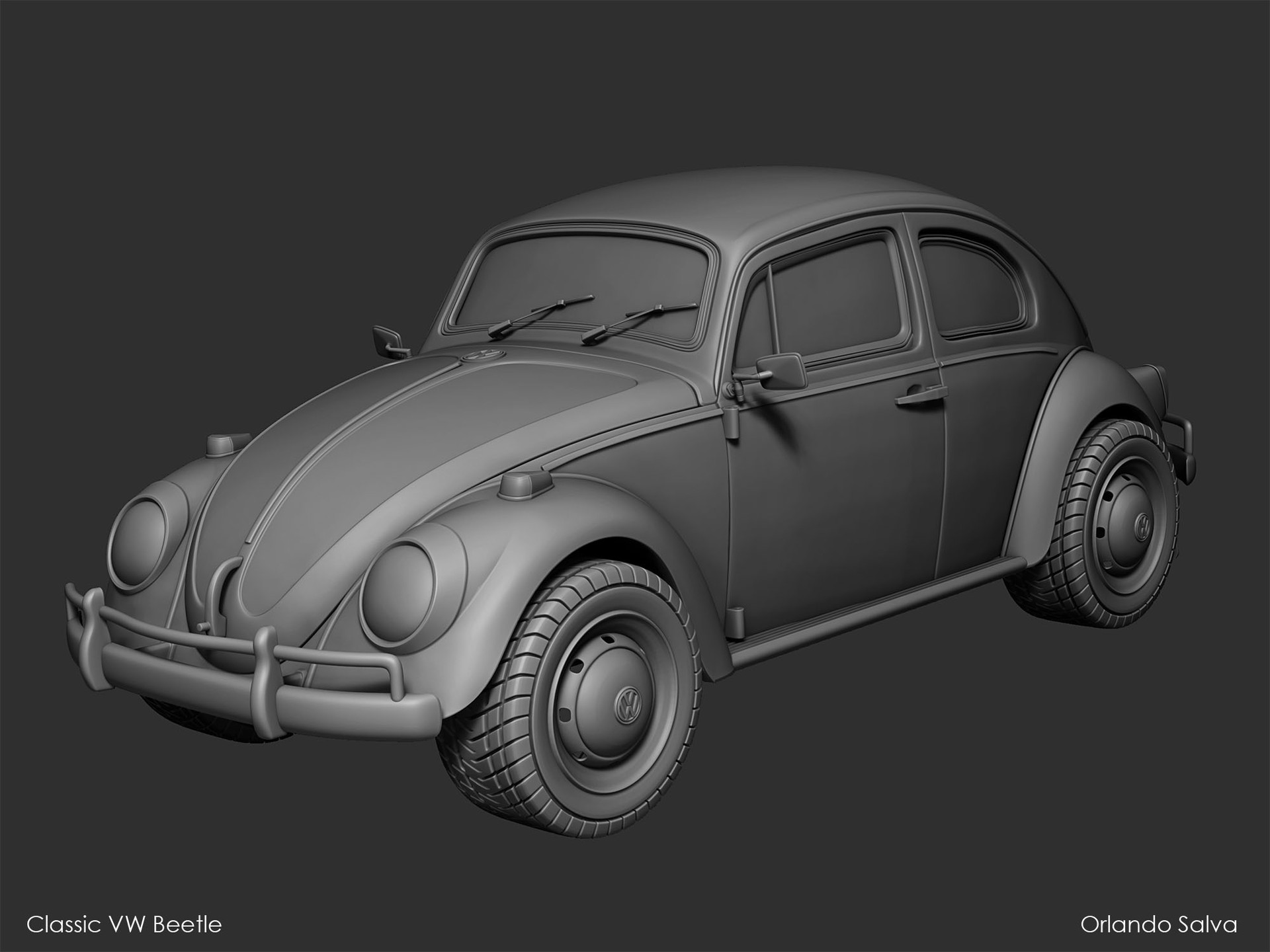 ArtStation - Classic VW Beetle