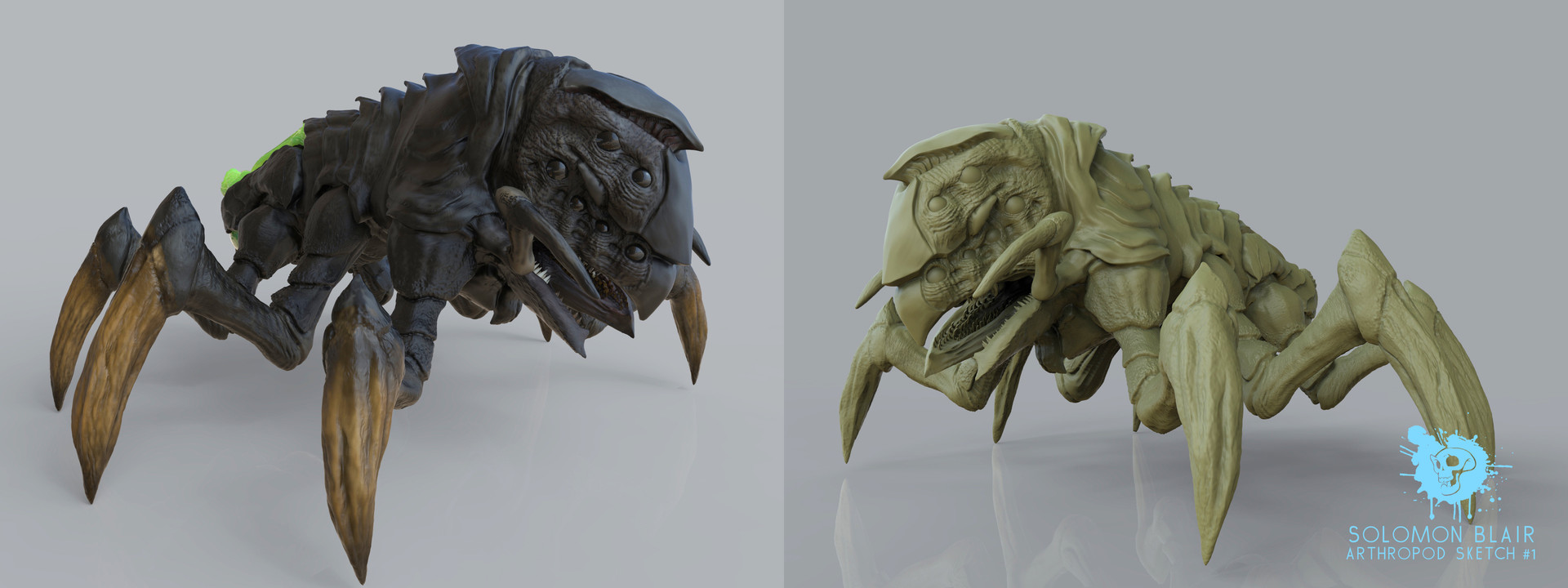 ArtStation - Arthropod Creature Sketch