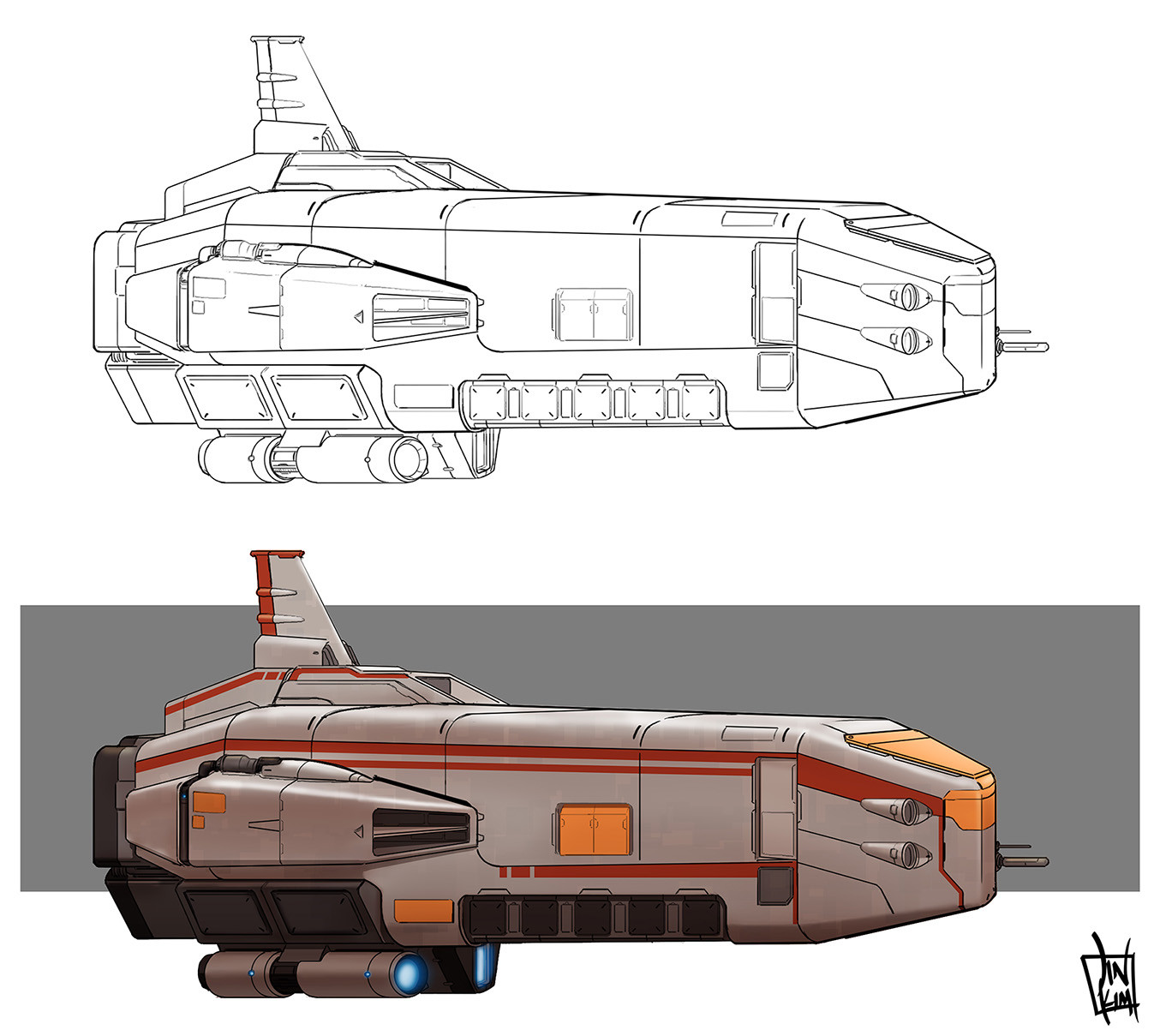 ArtStation - Sci-fi Ships