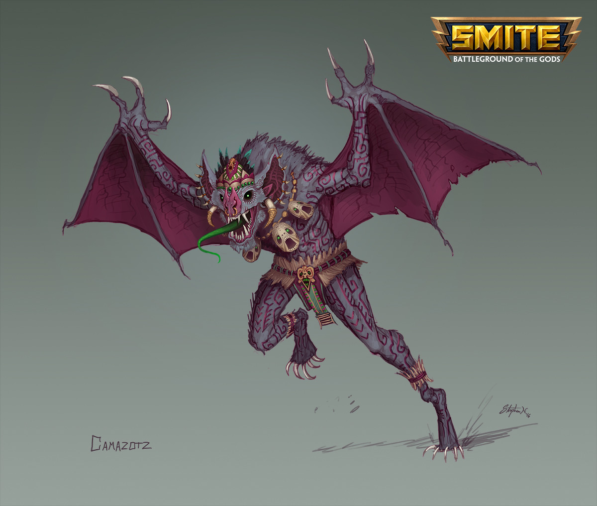 ArtStation - Camazotz - SMITE