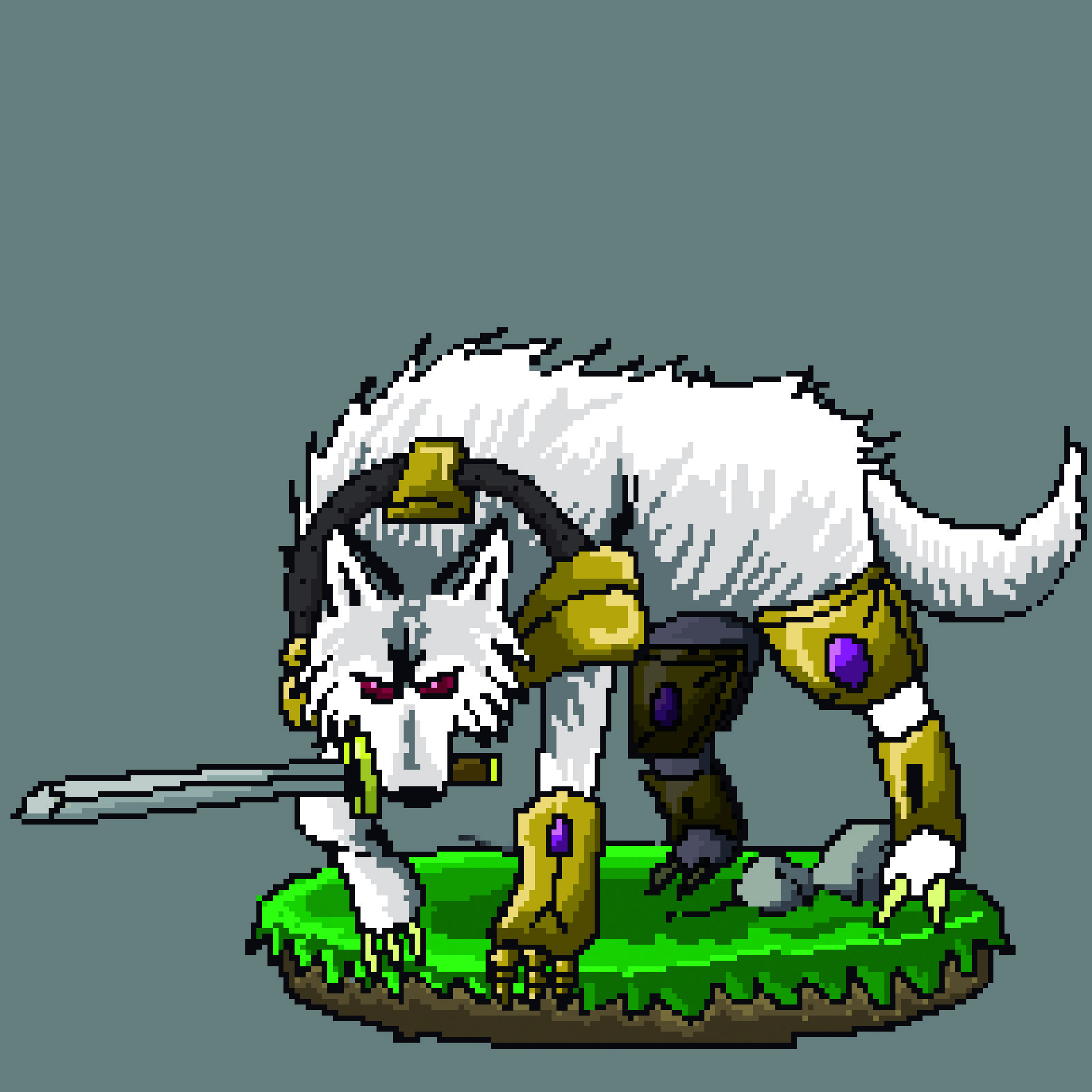 ArtStation - Armored Wolf