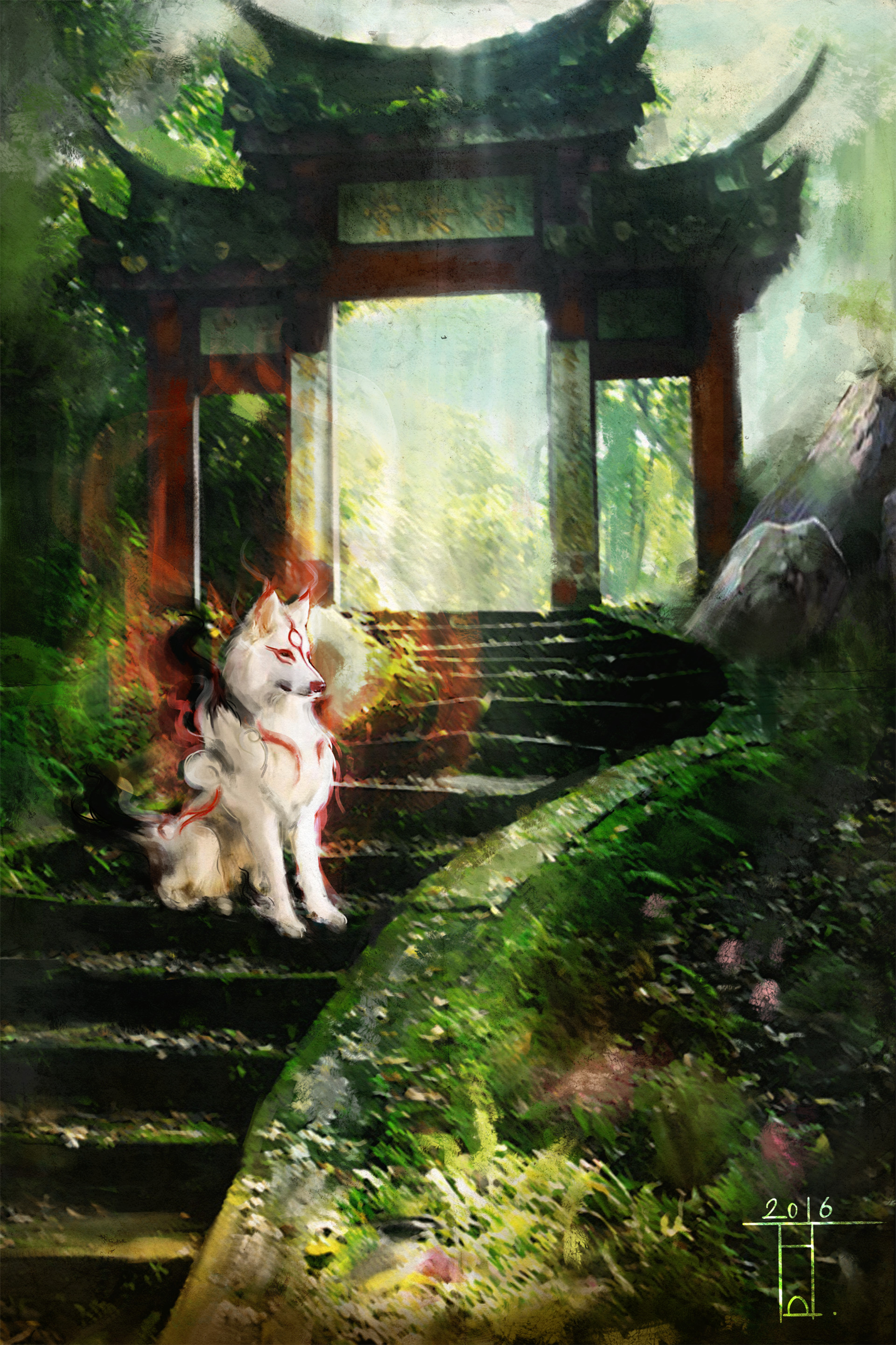 ArtStation - Okami wolf