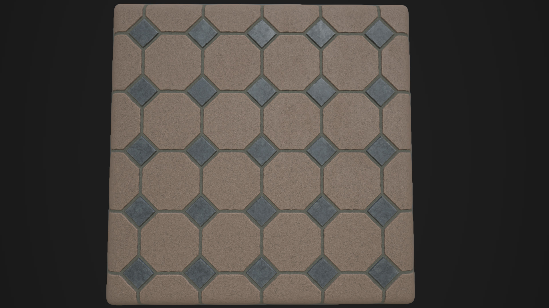 ArtStation - Stone Tile Texture clean/dirty