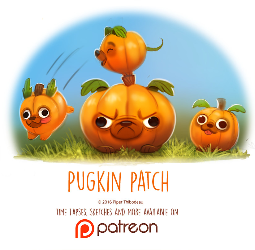ArtStation - Day 1417. Pugkin Patch