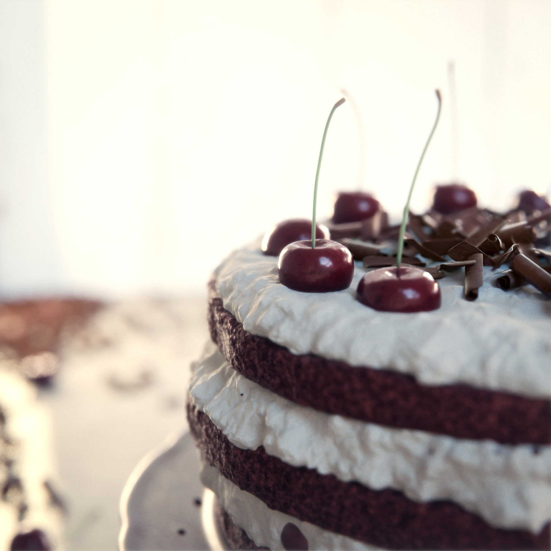ArtStation - Black Forest Cherry Cake