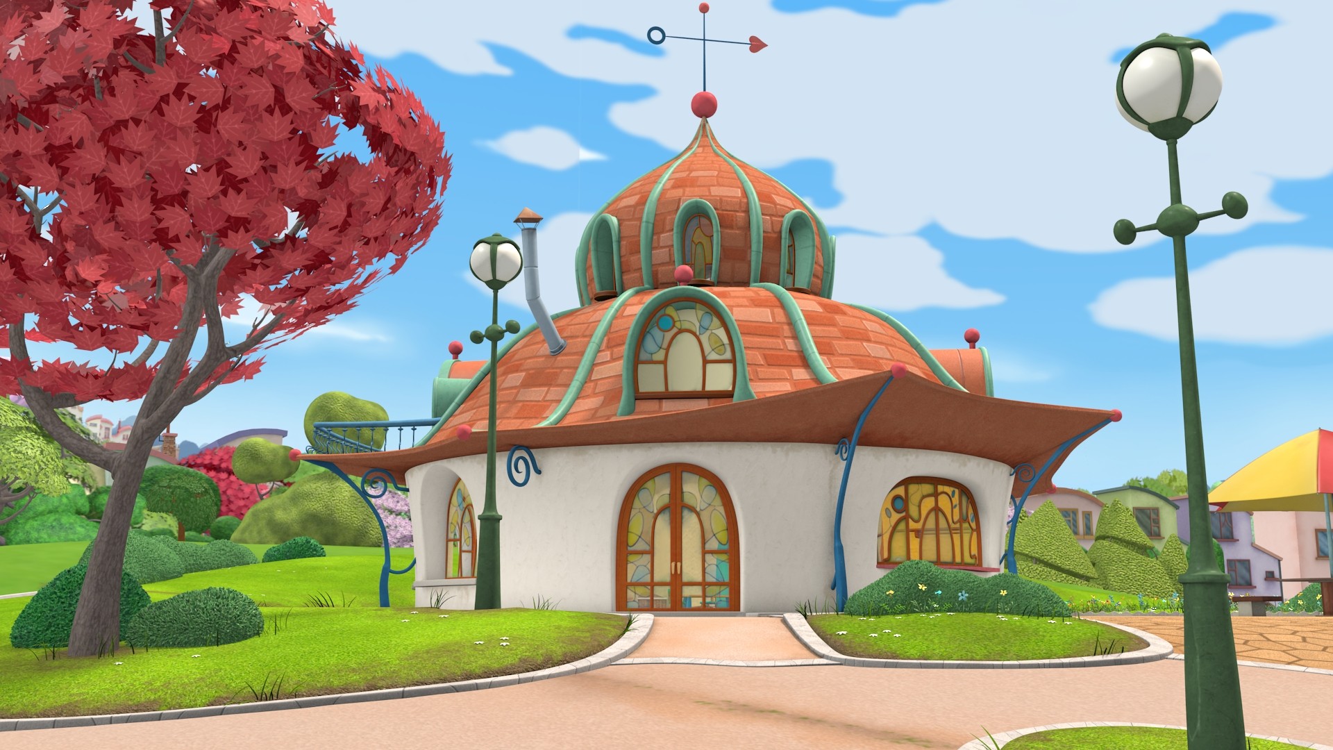 ArtStation - Amma's Creche Exterior