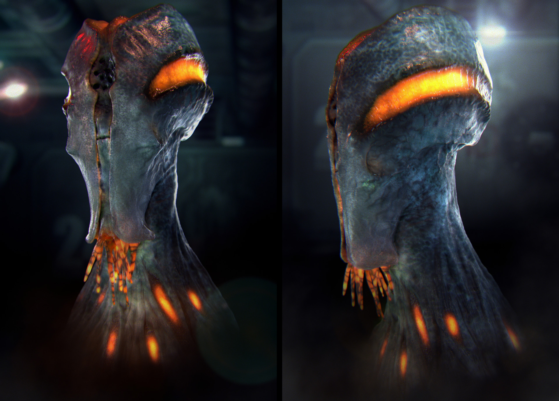 ArtStation - alien head