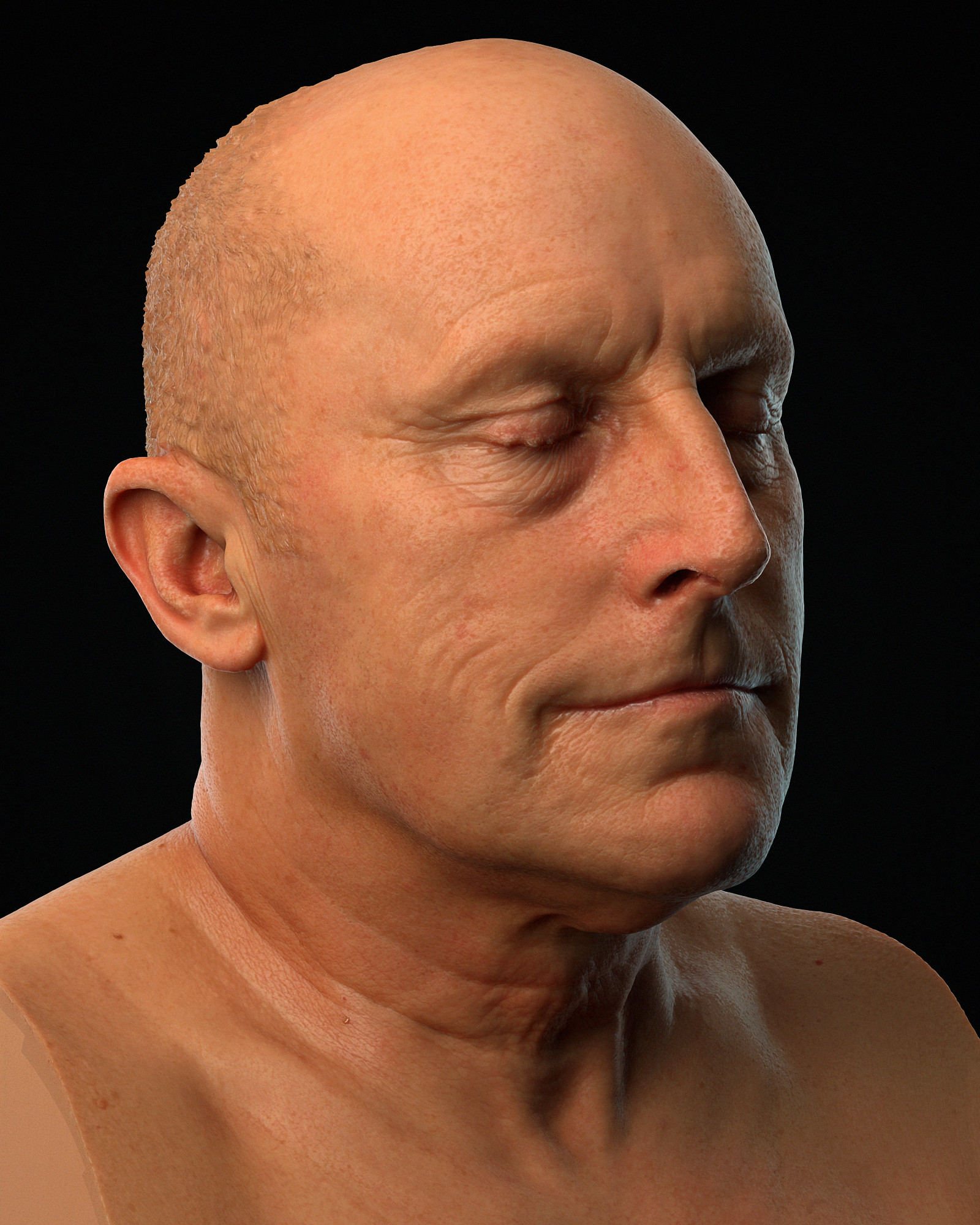 ArtStation - TEN 24 Head Skin Test (Vray)