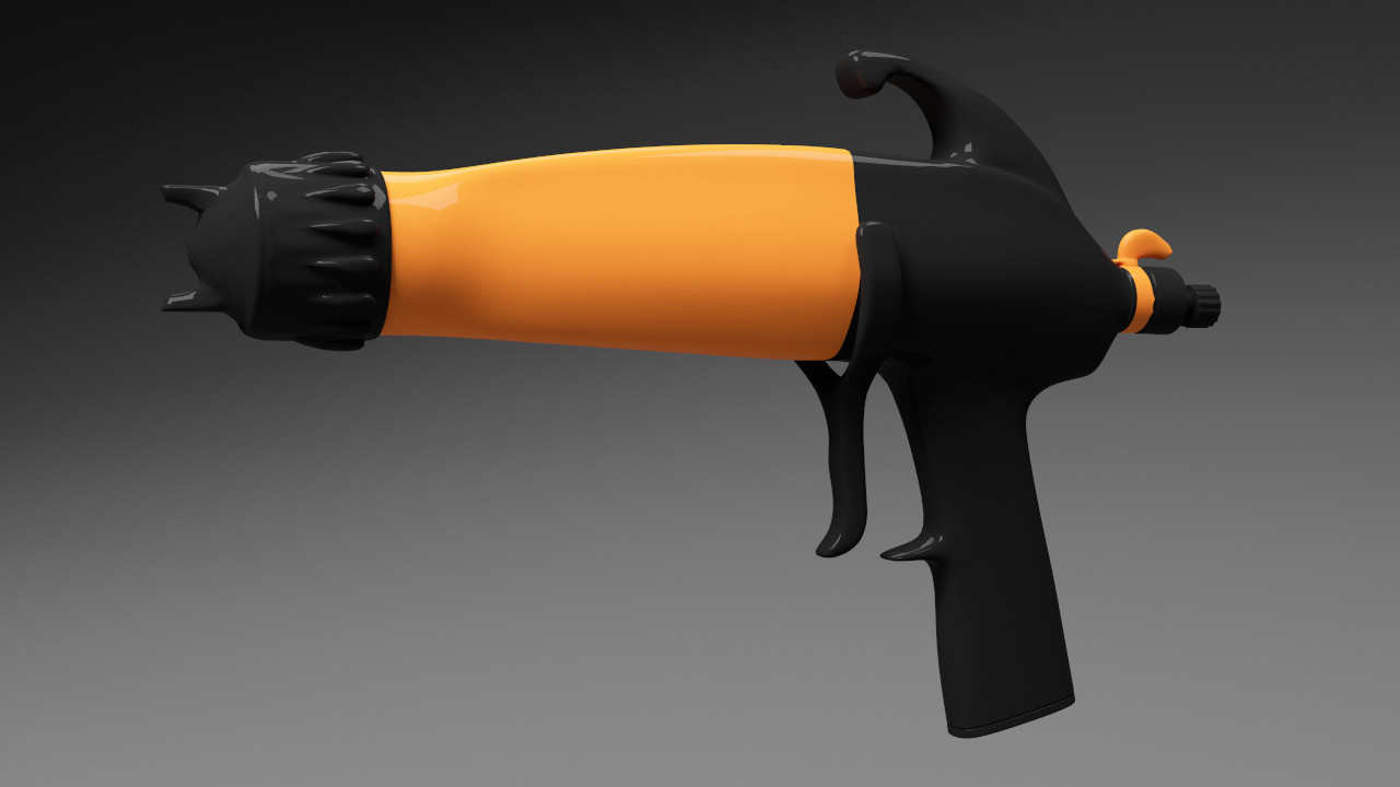 ArtStation - Spray paint gun design