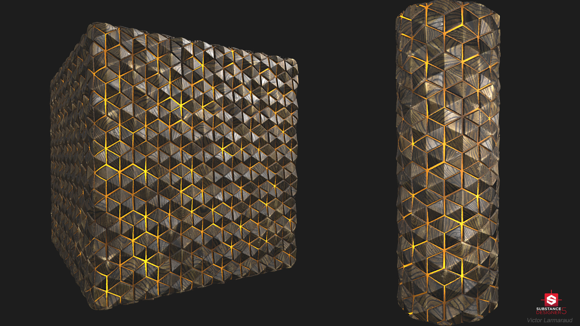 ArtStation - Hexa Wood Panels