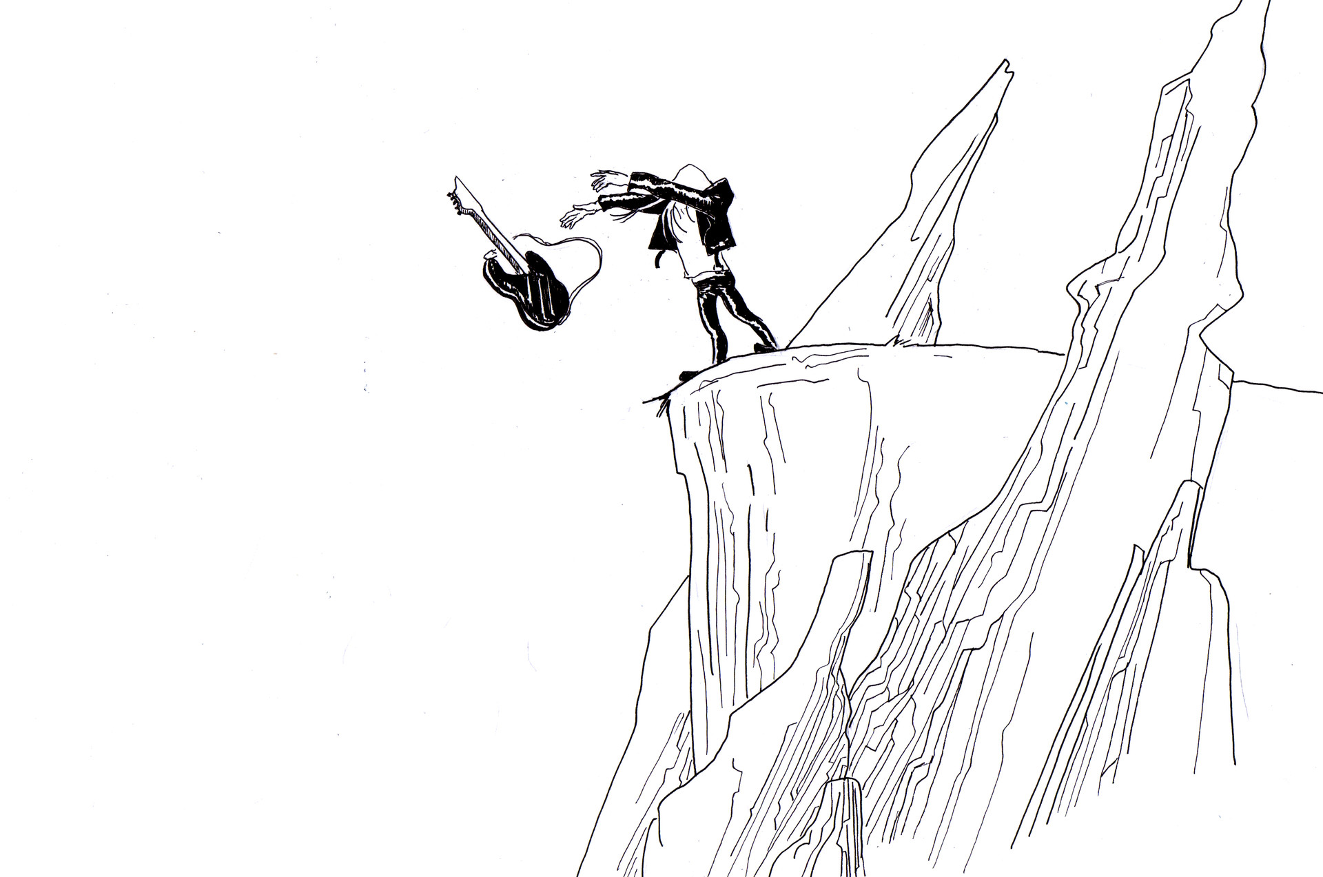 ArtStation - INKTOBER 8 ROCK : Rocking rock into rock.