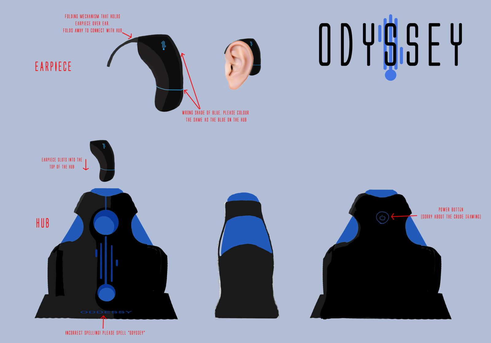 Jonathan Groberg - Futuristic Earpiece From Concept Art