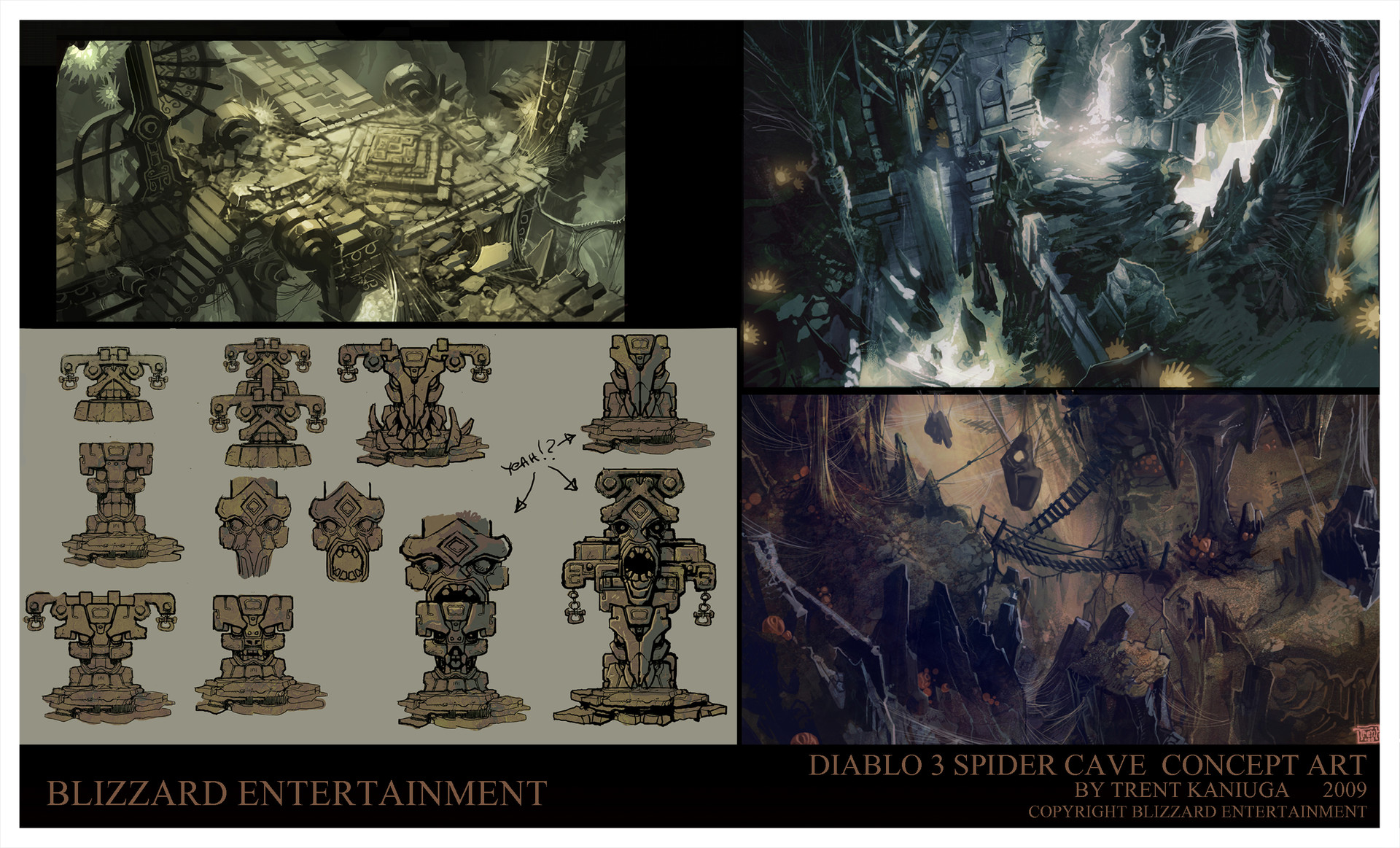 ArtStation - Diablo 3 Spider Caves 2