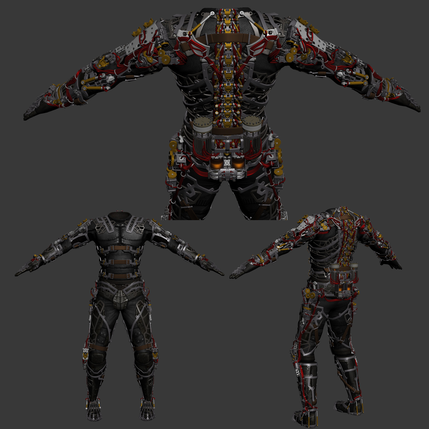 Clay Cook - Fallen Earth- Character Exosuit Armor