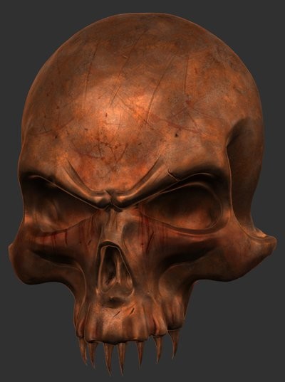 rusty skull