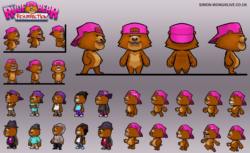 ArtStation - Super Rude Bear Resurrection