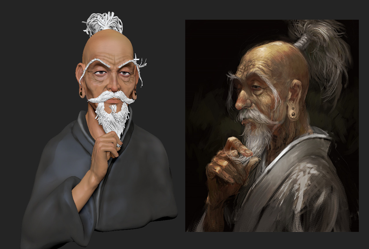 David Tromp - Hunter x Hunter Isaac Netero fanart