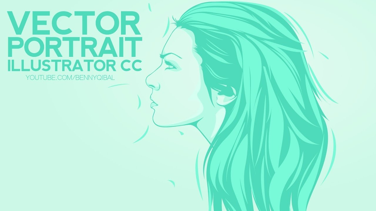how to draw hair in illustrator cc