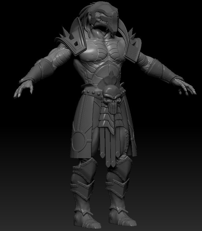 ArtStation - W.I.P - Dragonkin d&d Universum