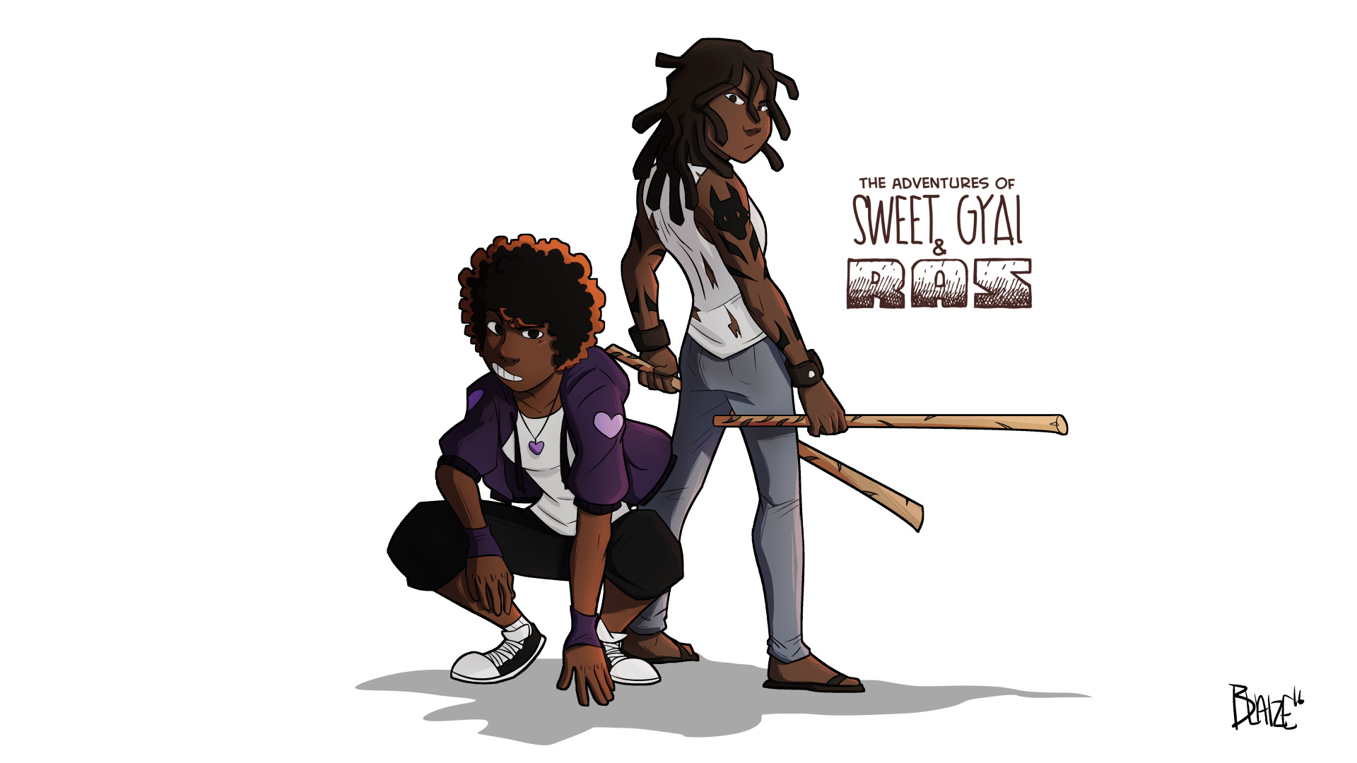 ArtStation - The Adventures of Sweet Gyal & Ras